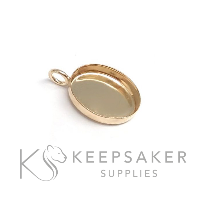 Gold Filled Oval Bezel Necklace and Kit
