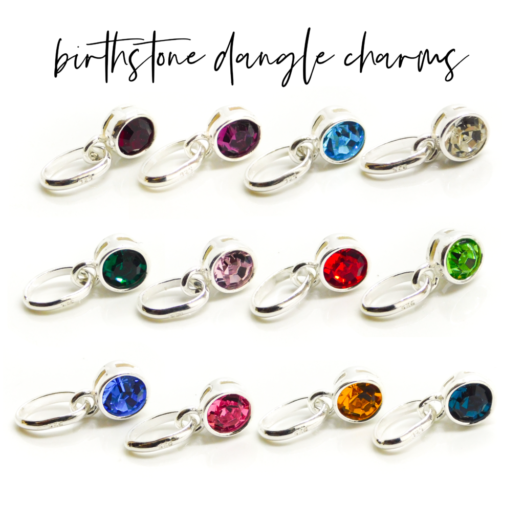 Crystal Birthstones Charm Sets ⋆ Keepsaker Supplies ⋆