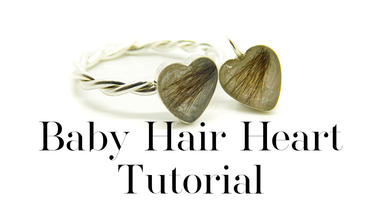 Easy Baby Hair Heart Tutorial ⋆ Keepsaker Supplies