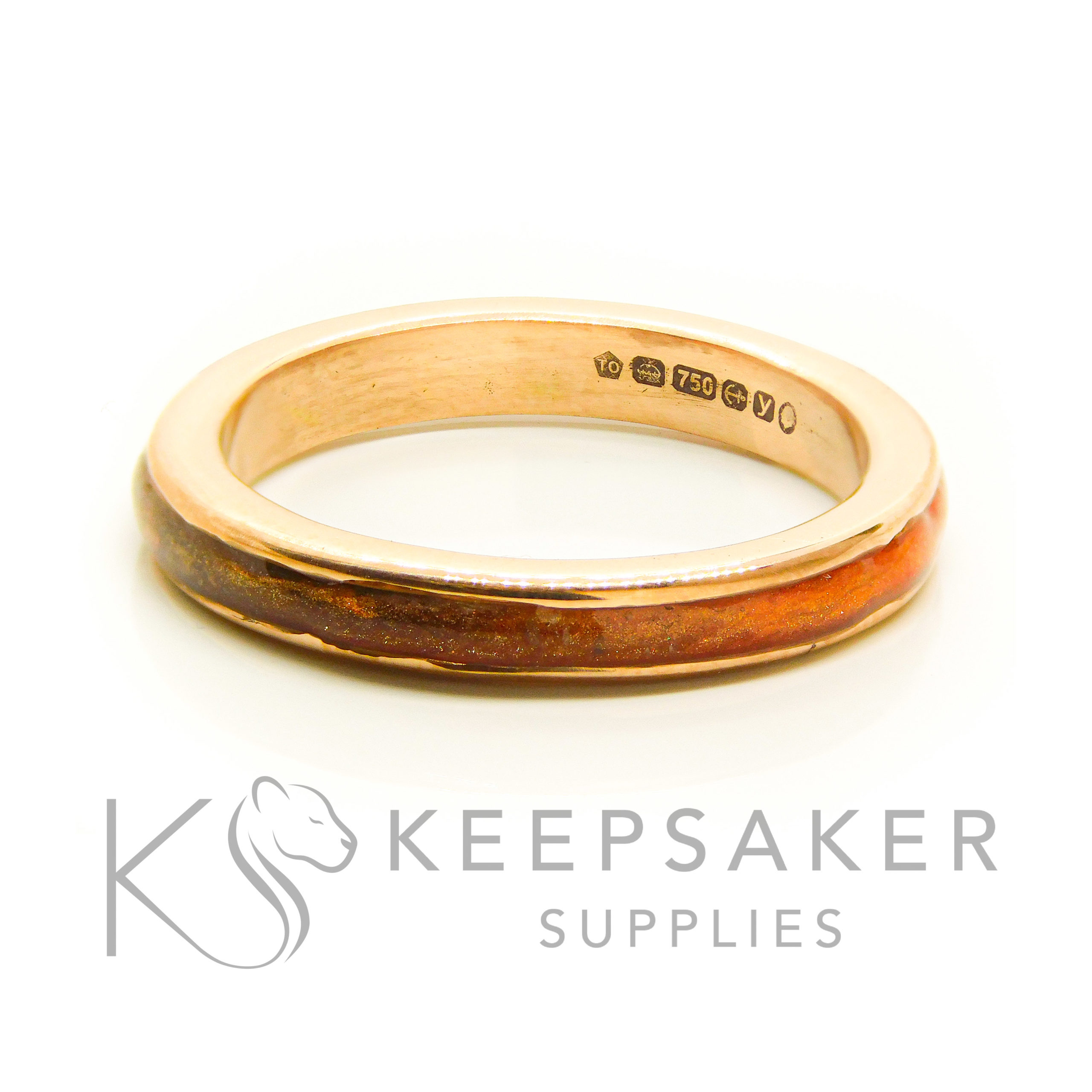 Solid Gold Channel Ring Setting ⋆ Keepsaker Supplies